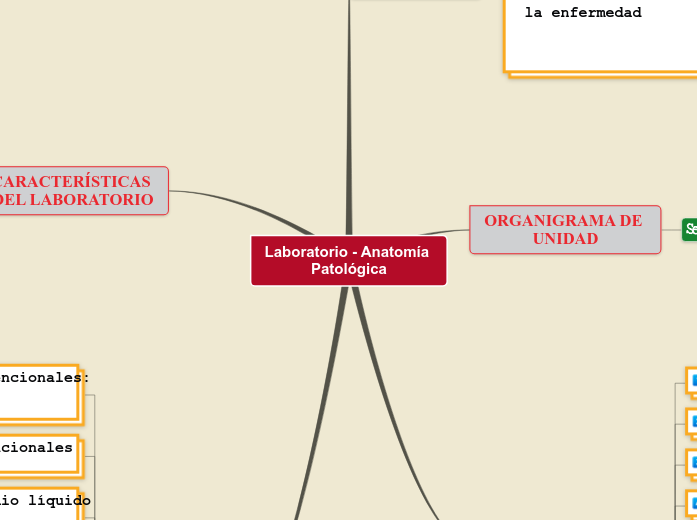Laboratorio - Anatomía Patológica - Mind Map